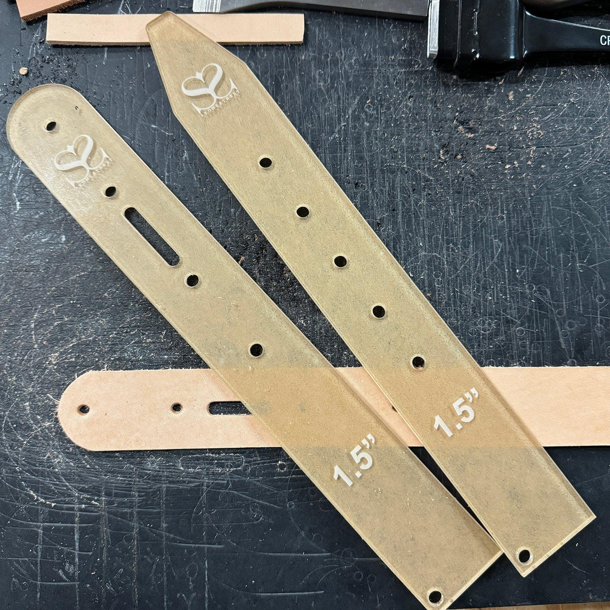 Single Keeper Belt Blank Acrylic Template – Stonestreet Leather
